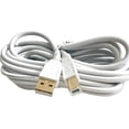 OMNIHIL White 15 FT Long High Speed USB 2.0 Cable Compatible with ...