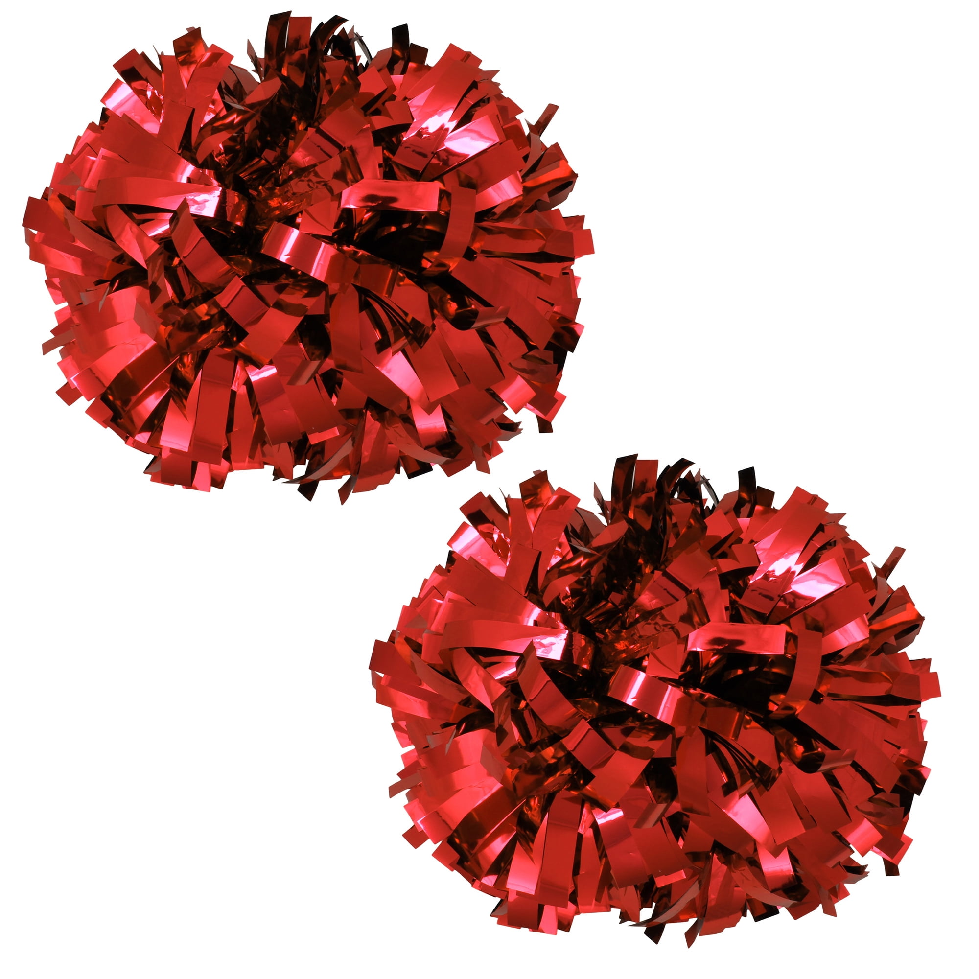 Metallic Cheer Pom Poms Cheerleading Cheerleader Gear 2 pieces one pair ...