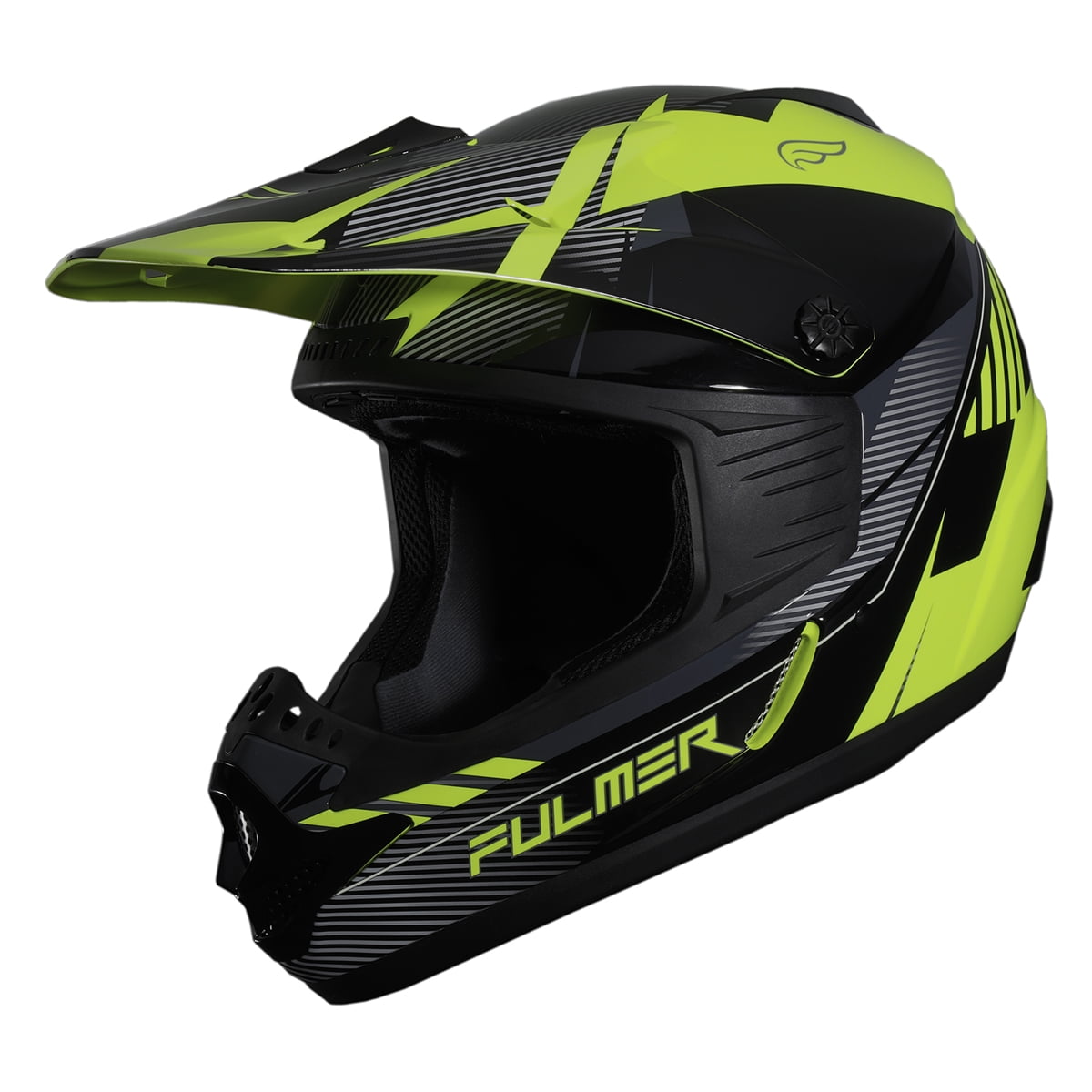 Fulmer, 2021824, Fulmer Edge Adult MX Helmet DOT Approved - Hi-Viz, L ...