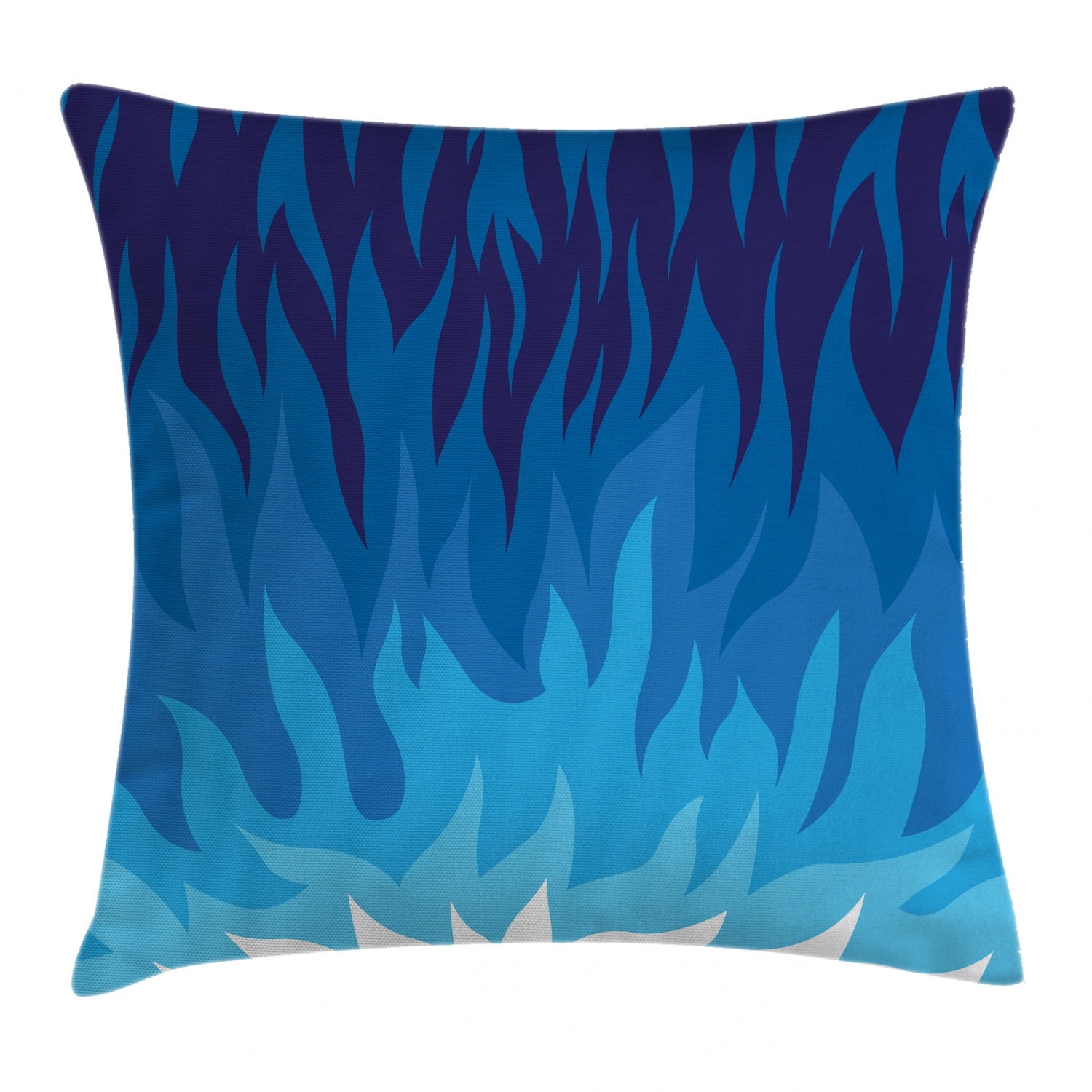 Trippy Throw Pillow Cushion Cover, Abstract Gas Flame Background ...