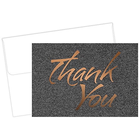 Great Papers! Suit Foil Thank You Note Card, 50 Count, 4.875" x 3.375 ...