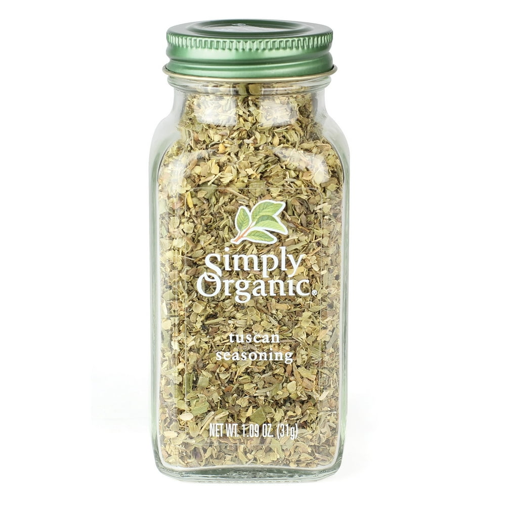 Simply Organic Tuscan Seasoning, 1.09 Oz - Walmart.com - Walmart.com