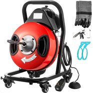 BENTISM Heavy Duty Electric Drain Auger, 75 ft x 3/8 in, Power Clog ...