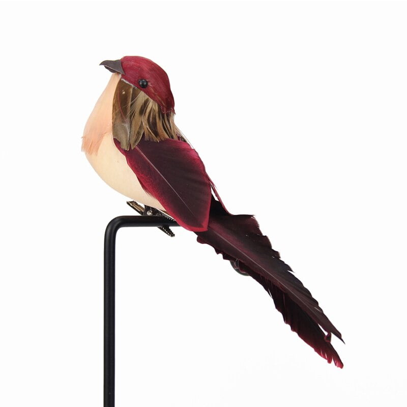 Fuwaxung Artificial Birds Fake Foam Animal Simulation Feather Birds ...