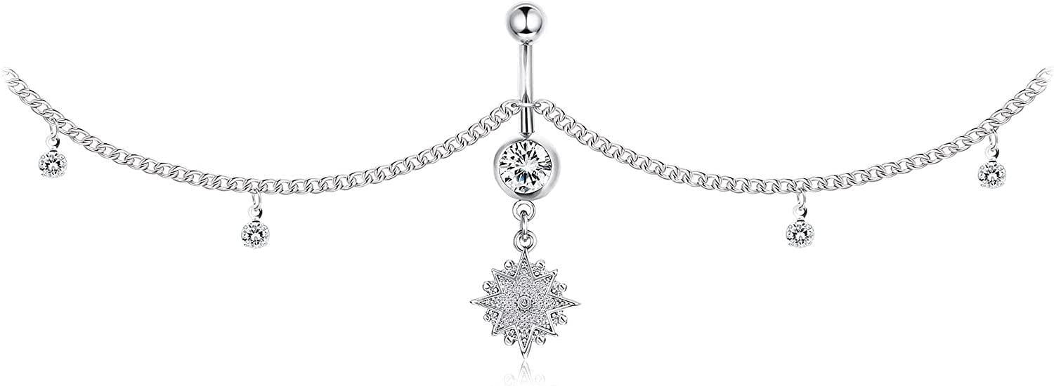 Cute Belly Ring Chains