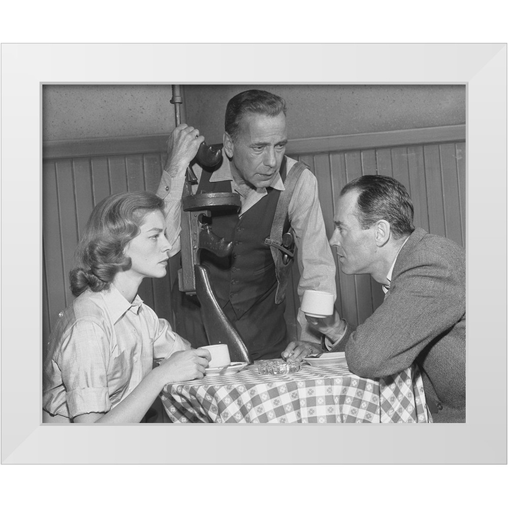 Vintage Hollywood Archive 14x12 White Modern Wood Framed Museum Art ...