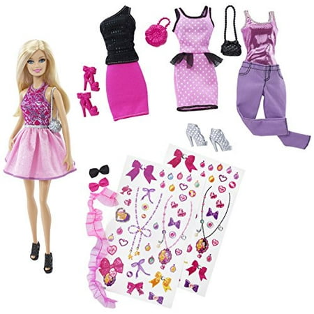 Exclusive Barbie Decorate Fashion Doll and Accessories by Mattel ...