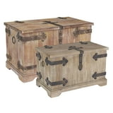 Household Essentials Victorian 2 Piece Storage Trunk Set - Walmart.com