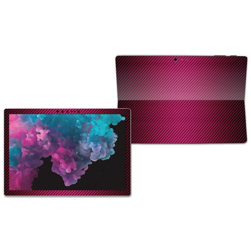 MightySkins Skin for Microsoft Surface Pro 6 Tablet - Pink Carbon Fiber ...