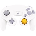 eXtremeRate White Replacement Faceplate Backplate with Buttons for ...