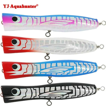 Tongliya 1 POPPER hit the water big wave climb deep sea wooden sea ...