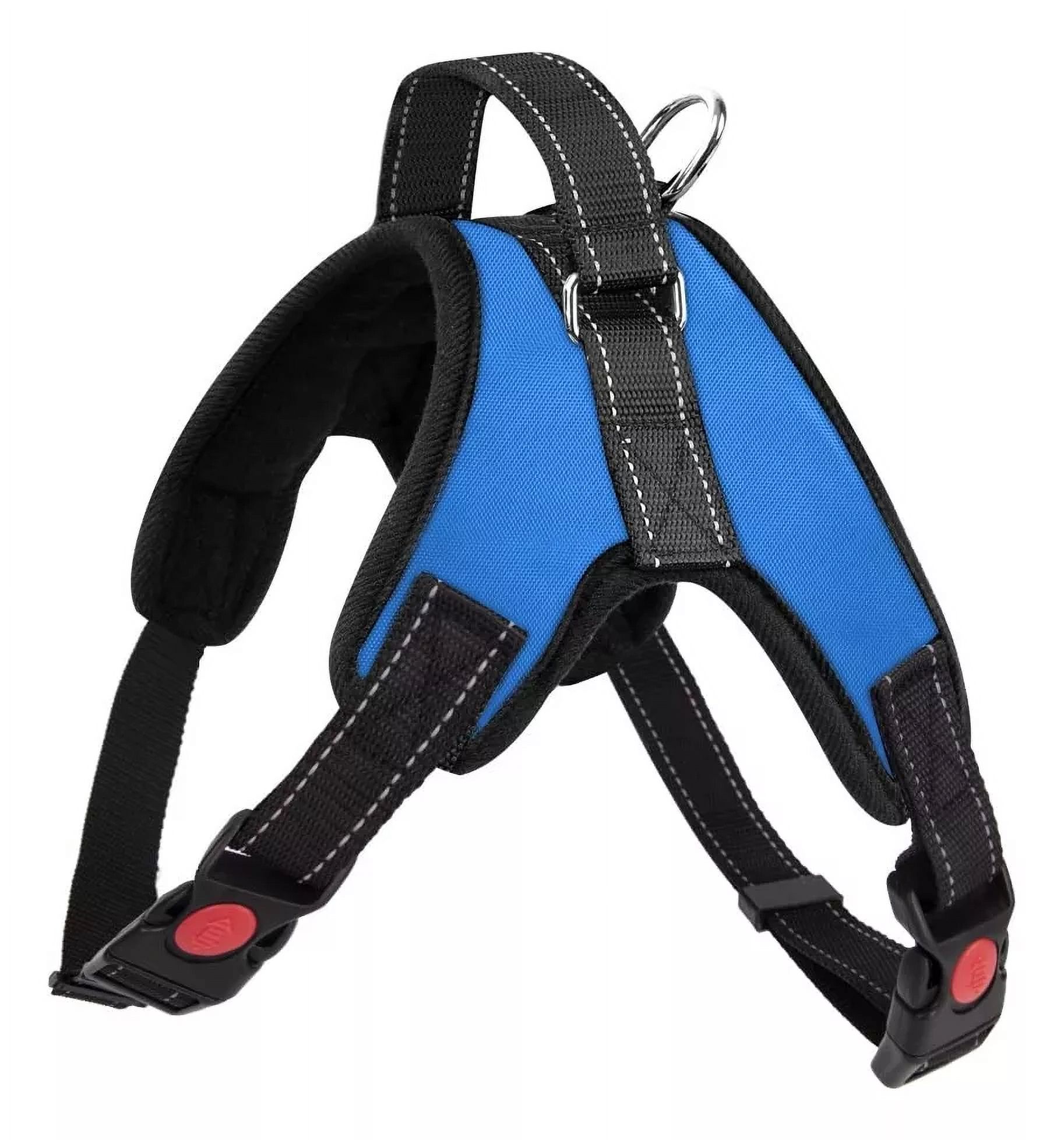 Pechera Arnés Para Perro Mediano Reflectante Ajustable, Azul | Walmart ...