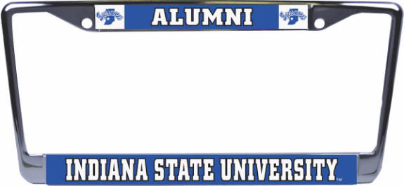 Indiana State University Alumni Chrome License Plate Frame - Walmart ...