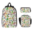 Backpack 3Pcs Set, Fashion Large Capacity Travel Laptop Bag, Cute ...