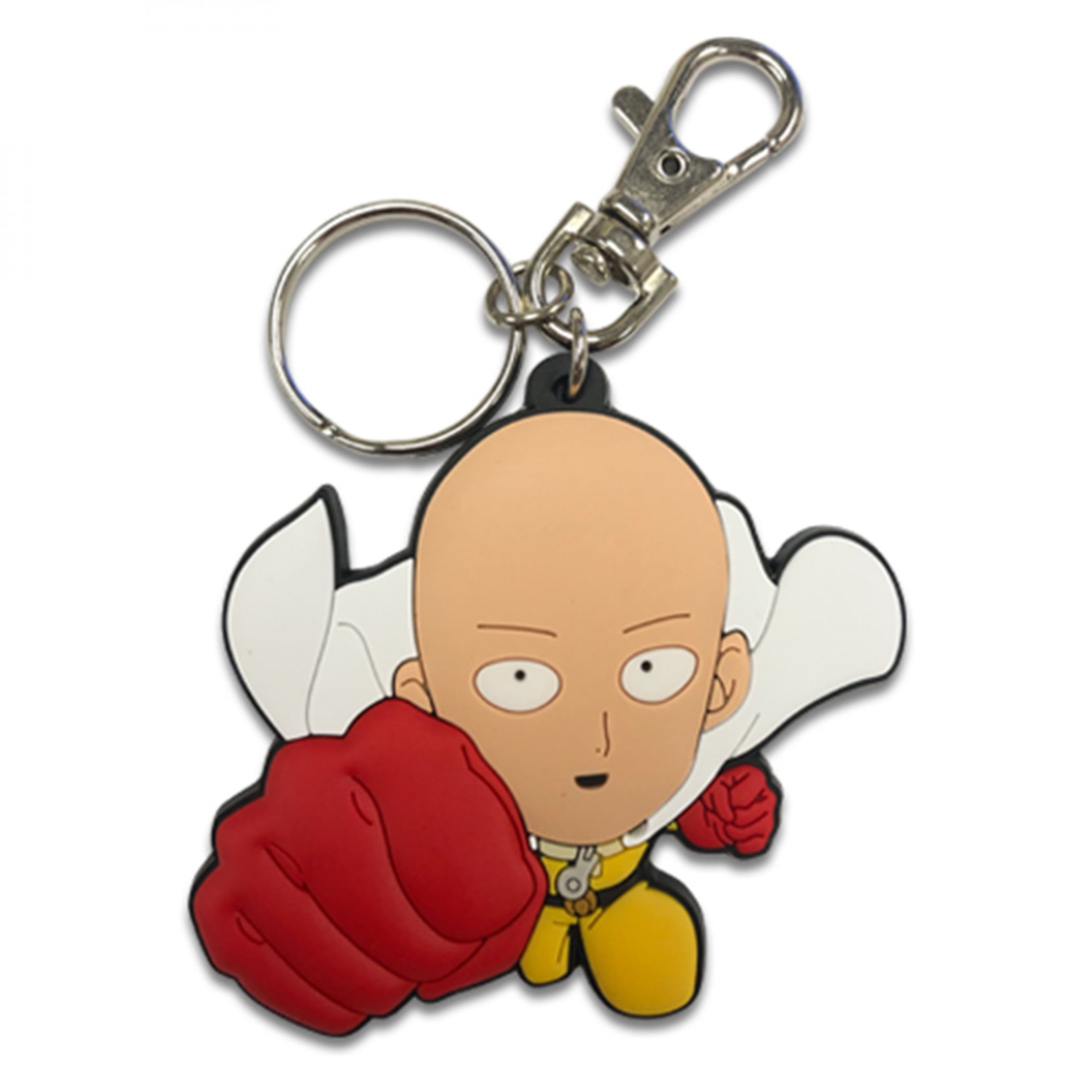 One Punch Man Saitama Perspective Punch PVC Keychain - Walmart.com