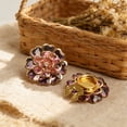 Flower Button Covers, Clip On Button Covers, Blouses Cuff Link Buttons ...