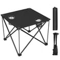 iMounTEK Portable Folding Camping Table with Carry Bag, Black - Walmart.com