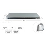 Calypso Basics, Tin Rectangular Burner Cover Set of 2, Red - Walmart.com