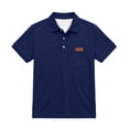 AHTJRT Boys Golf Shirts Collared Button Down Short Sleeve Pocket Tees ...
