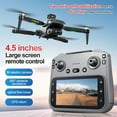 Black Gps-Equipped Drone With 4.5-Inch Screen Remote Control Brushless ...