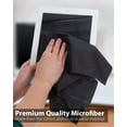 Fosmon Microfiber Cleaning Cloths, 4 Pack, 16x16 Inch, for Screens ...
