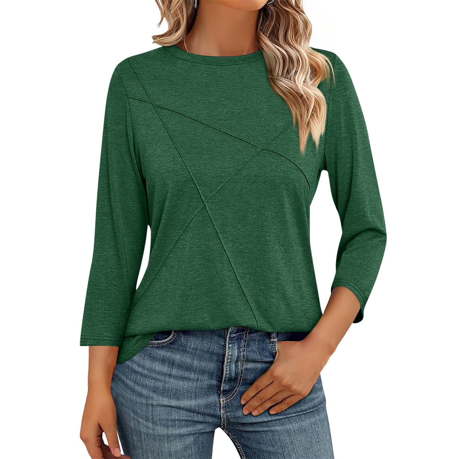 Weiqiqre Spring Tops for Women 2025 Basic Business Casual Tops Work ...
