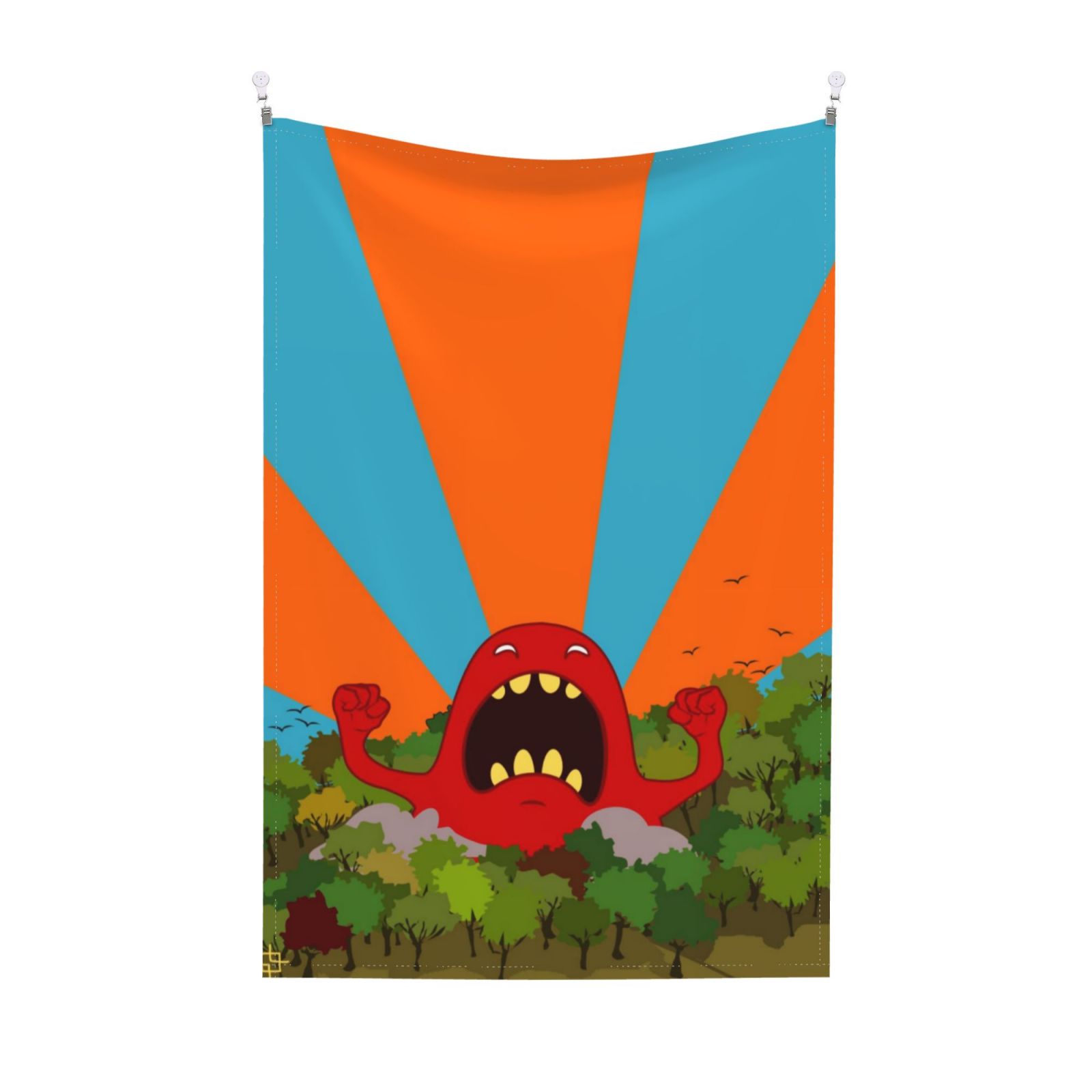 Monster Alien Giant Tapestry, Wall Tapestry Decor Home Decor Bedroom ...