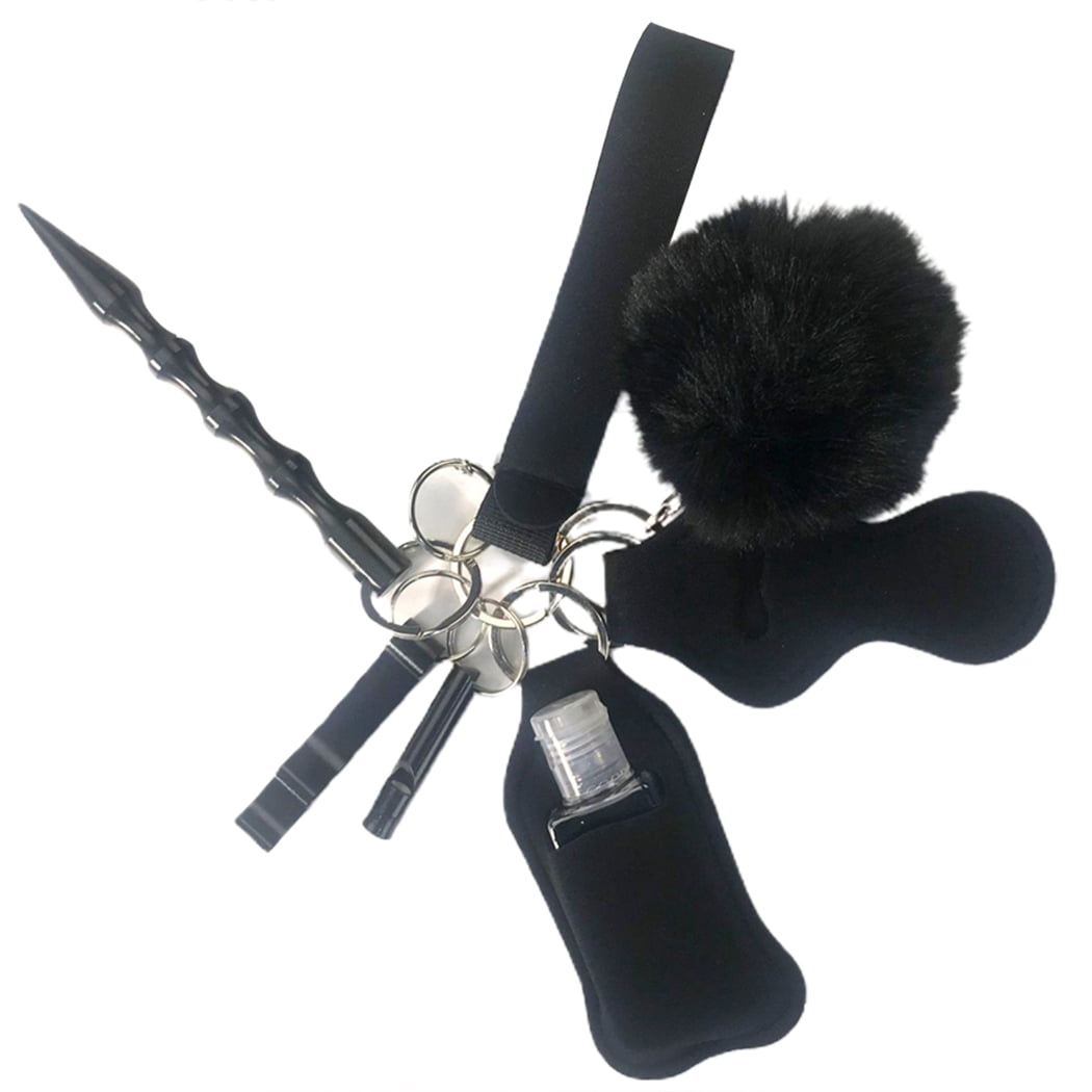 Click here for Nobrand Safety Keychain Set Portable Faux Leather... prices