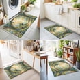 Area Rug Watercolor Forest Mushrooms Rectangle Area Rugs Washable Rug ...