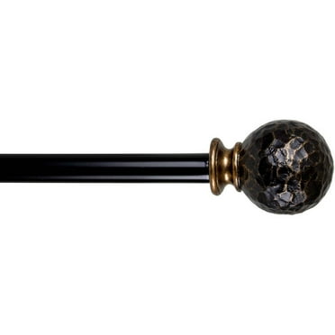 42-120" Better Homes and Gardens 3/4" Textured Knob Telescoping Drapery ...