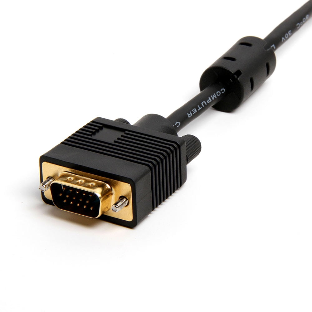 Cmple - VGA SVGA Cable Gold Plated Connectors Male to Male Support Full ...