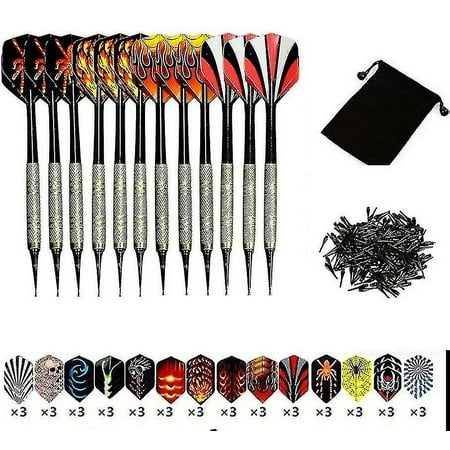 Darts Sets, 12 Packs Soft Darts With Soft Tip Points For Electronic ...