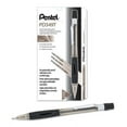 Pentel Quicker Clicker Mechanical Pencil (0.9mm) Transparent Black ...