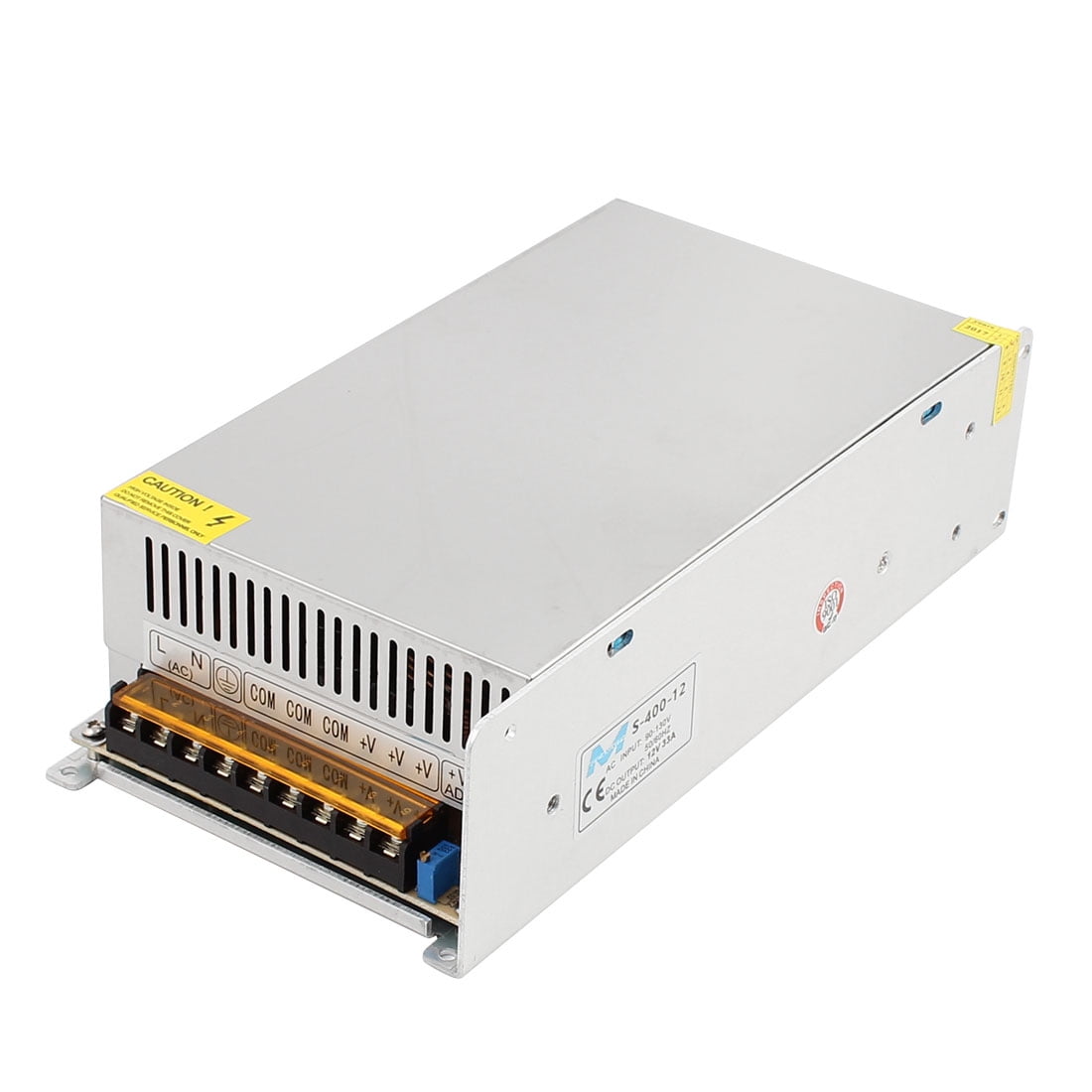 AC 90-130V to DC 12V 33A 400W Switch Power Supply Driver for LED Strip ...