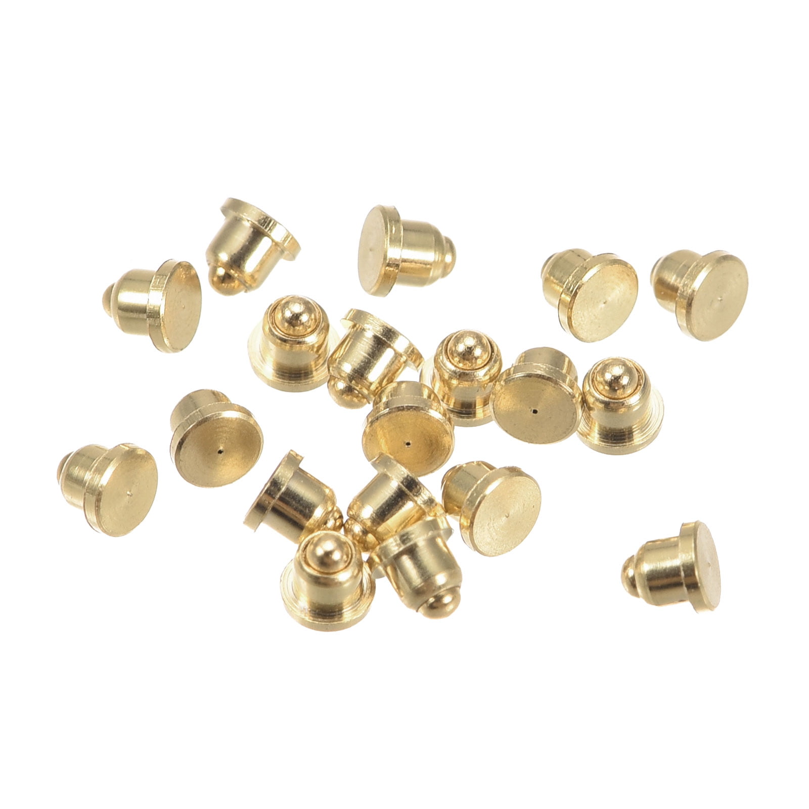 Uxcell Spring Test Probe Pin 20pcs 0.9mm Tip 2mm Height 0.5mm Full ...