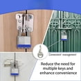 Padlocks with Same Key, 12 count Laminated Keyed Padlock (1-9/16", 40mm ...