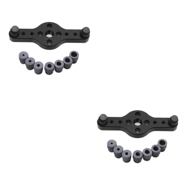 Kearding 2-10mm Sel Centering Doweling Set Hole Black Wood Locator ...