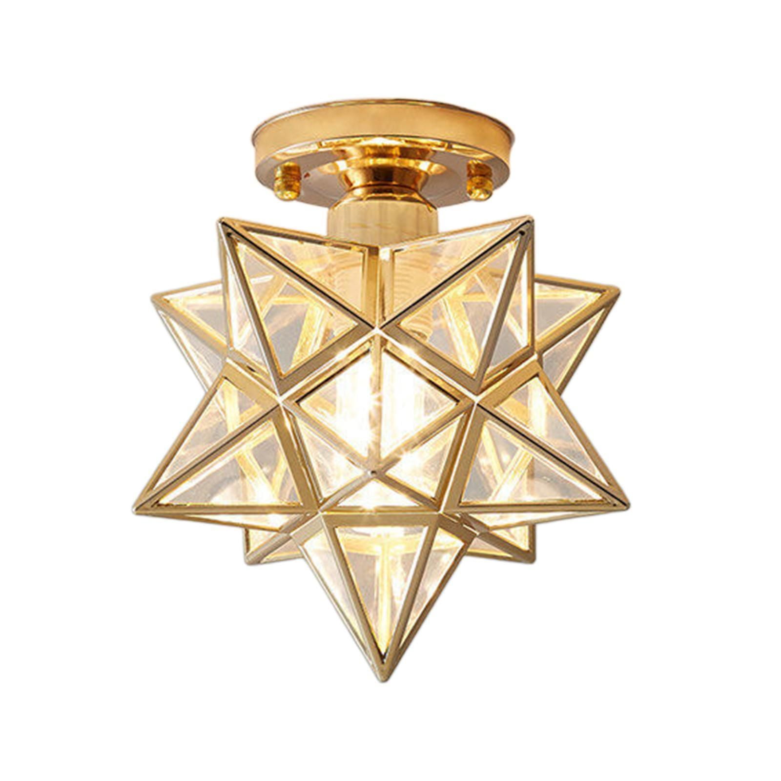 Home Dining Room Flush Mount Lamps Hallway Star Shape Ceiling Light ...
