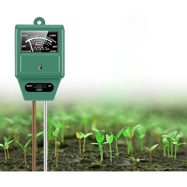 Soil Ph Meter 3 In 1 Soil Moisture Ph Light Tester Gardening Tool For ...