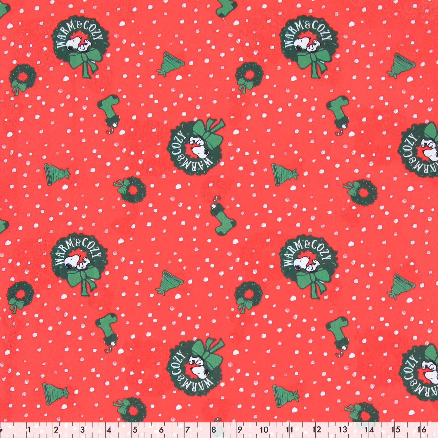Click here for Fabric Creations Snoopy Toss Xmas Cotton Fabric By... prices