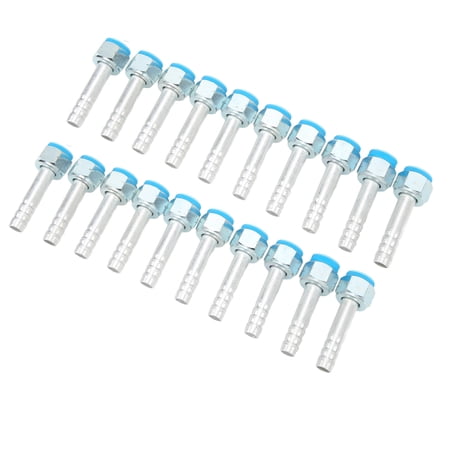 Barb Fitting Elbow Nut, 180 Degree Elbow Joint 20 Pcs Aluminum Impact ...