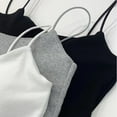 Women's Vest Pure Color Tube Top Camisole With Chest Pad Top Women's ...