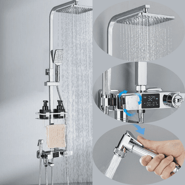 Pfister Pfirst Series 3-Handle Tub & Shower Multi-Fuction Showerhead ...