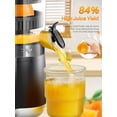 Citrus Juicer Electric, Hand-Free Orange Juicer Machine with 2 ...