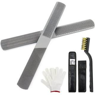 Uxcell Half-Round File 8" High Carbon Hardened Steel Double Cut Hand ...