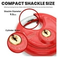 Red Disc Padlock 2-3/4" (70mm) Premium self Storage Lock (15) - Walmart.com