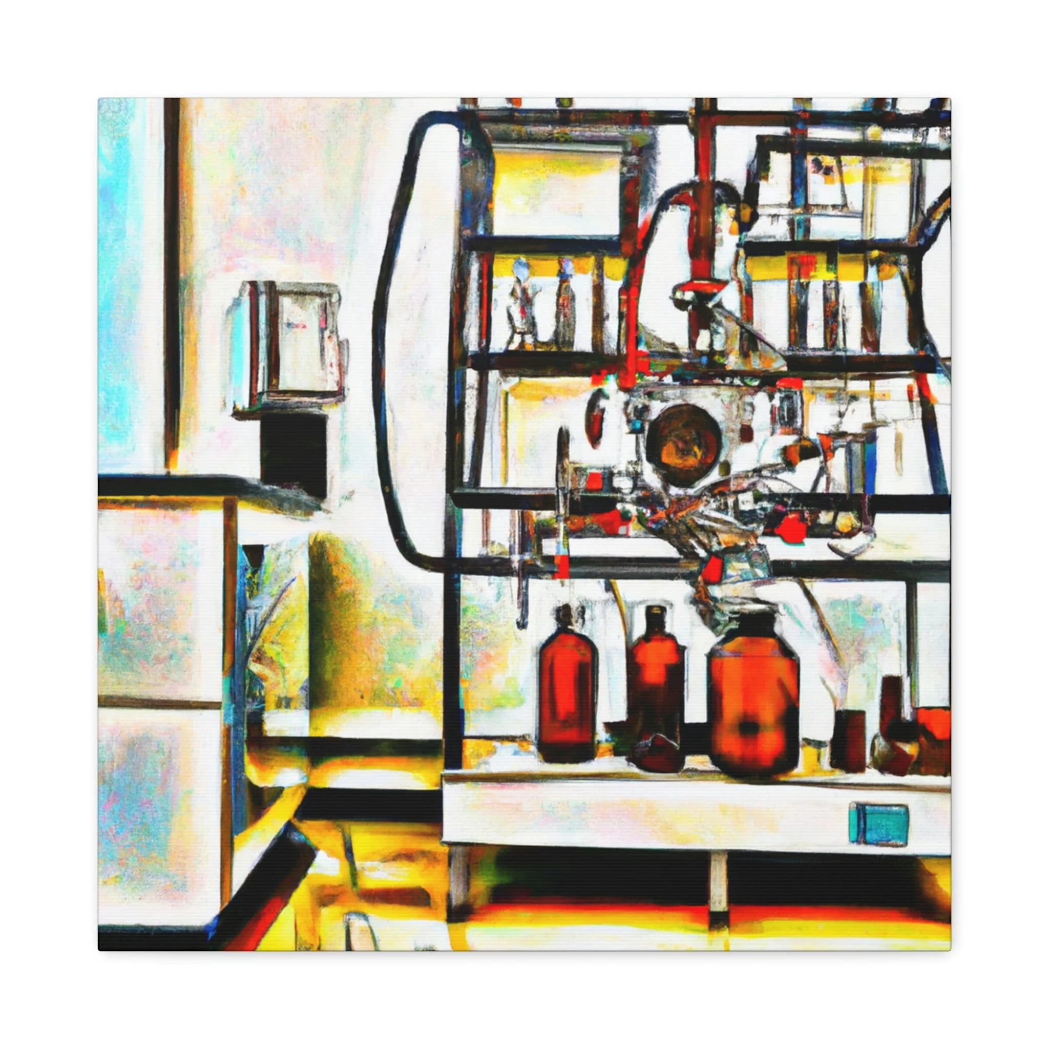 Laboratory Impressionsism - Canvas - Walmart.com