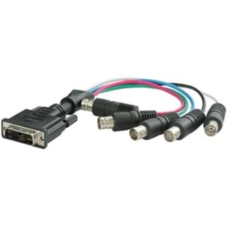 ZDB2038 1.5' DVI Male to 5-Pin BNC Female RGBHV Format Adapter Cable ...