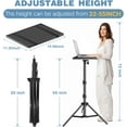 Projector Stand, Laptop Tripod Stand Adjustable Height 22 to 54 Inch ...