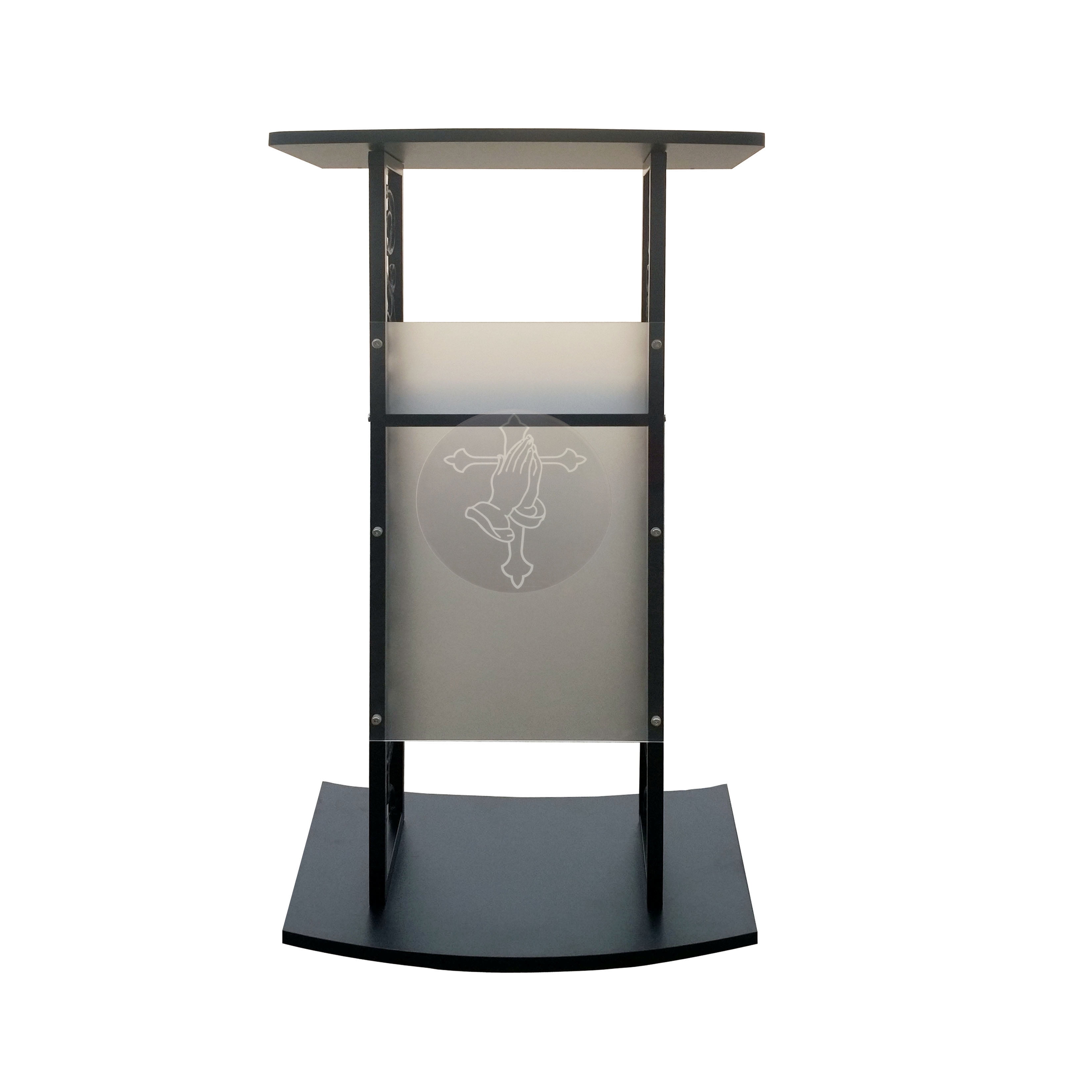 Buy FixtureDisplays® Truss Podium Metal Pulpit Church Podium Conference ...